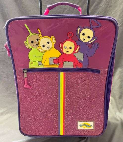 Teletubbies Rolling Suitcase with Telescoping Handle - Metzger Property ...