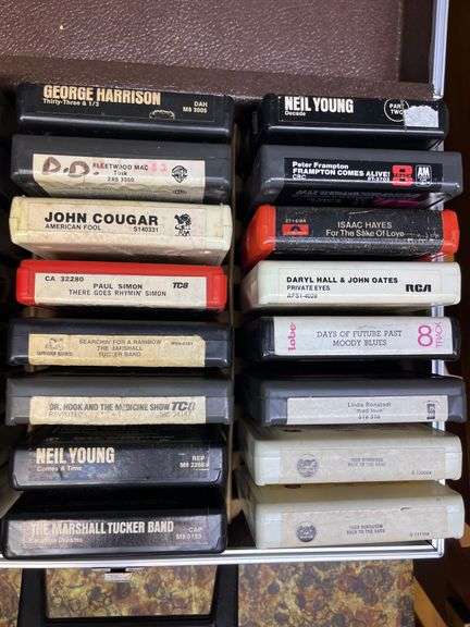 Assorted 8-Track Tapes Featuring Various Artists - Metzger Property ...