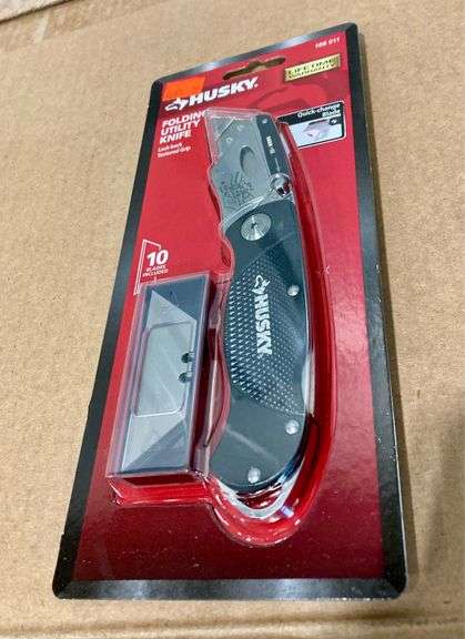 Husky Folding Lock-Back Utility Knife - Metzger Property Services, LLC