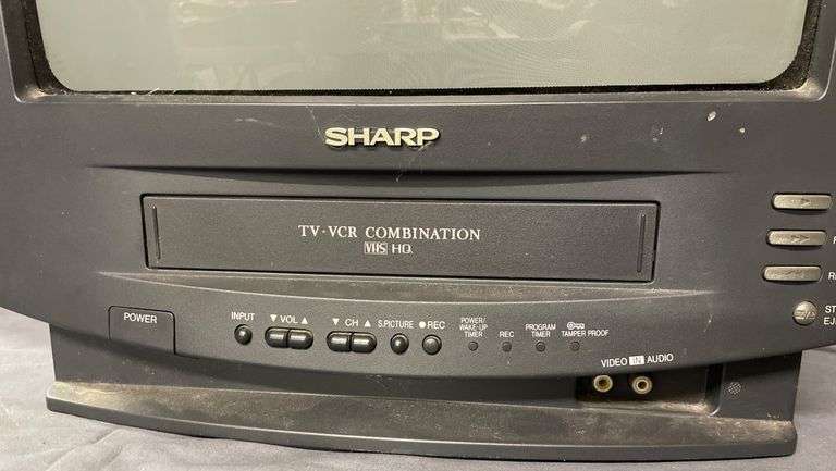 Sharp Model 13VT-J100 TV-VCR Combination Manufactured in 1997 - Metzger ...