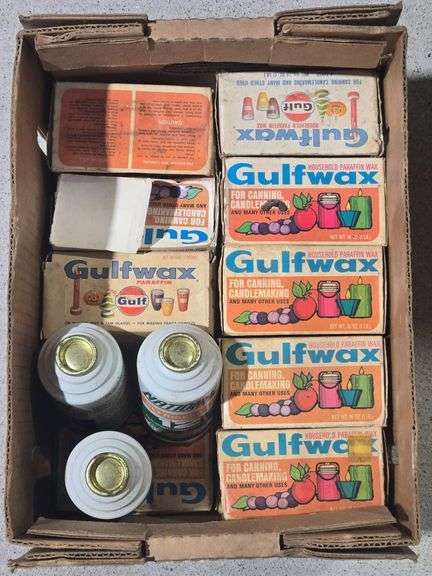 Paraffin Wax Gulfwax Boxes and National Refrigerant 12 Cans - Metzger ...