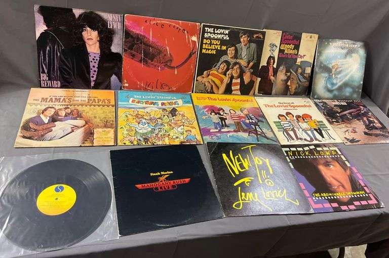 Vinyl Records Featuring Various Artists Including Nick Lowe & The Lovin' Spoonful - Metzger ...