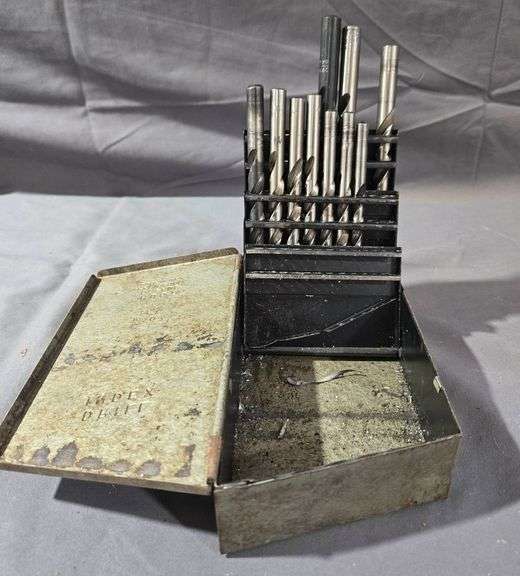 Two Ace Drill Corporation Index Boxes with Drill Bits - Metzger ...