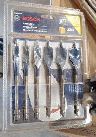 Bosch spade bits, drill bit assortment - Metzger Property Services, LLC