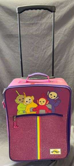 Teletubbies Rolling Suitcase with Telescoping Handle - Metzger Property ...
