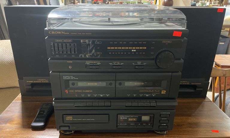 Crown Compact Disc Midi System - Metzger Property Services, LLC