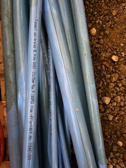 Blue Aluminum Pipes with Fittings, Various Lengths up to 5’ - Metzger ...