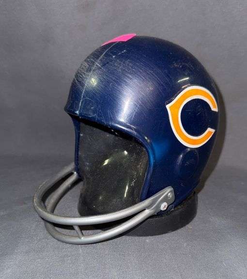 Miniature Chicago Bears Football Helmet Coin Bank, 4.5”x3.5” - Metzger ...
