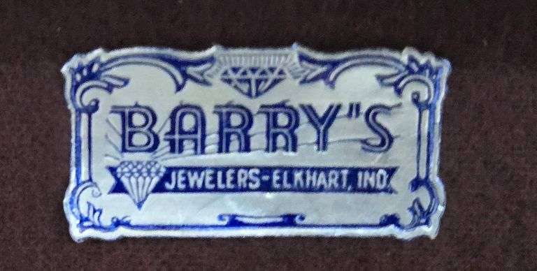 Flatware Set in Velvet-Lined Case, Barry’s Jewelers Label - Elkhart, IN ...