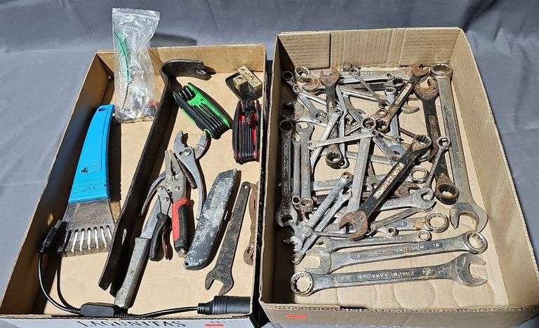 Hyper Touch Chrome Vanadium Wrench Assortment, Ace Box Cutter, Ice ...