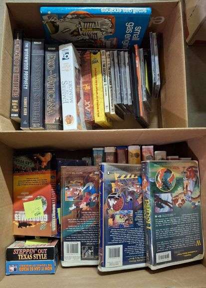 VHS Tapes Including Animated Features and Miscellaneous Titles ...