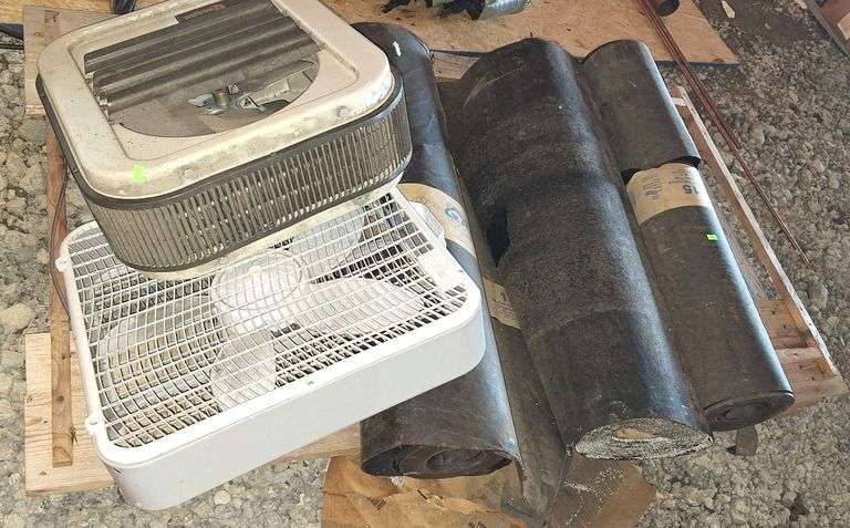 Box Fans and tar paper - Metzger Property Services, LLC