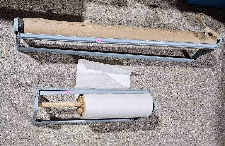 ULINE Metal Paper Roll Dispenser and Cutter 20″ and 38″ Widths ...