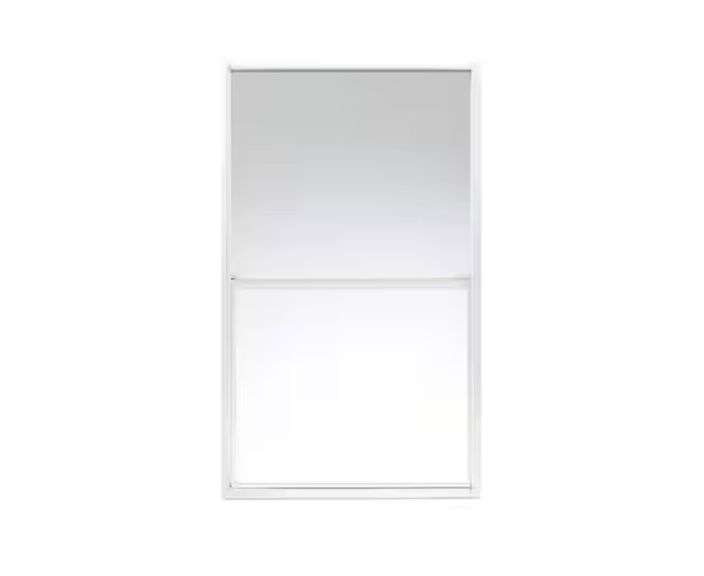 TAFCO WINDOWS 30 in. x 54 in. White Single-Pane Single Hung Aluminum ...