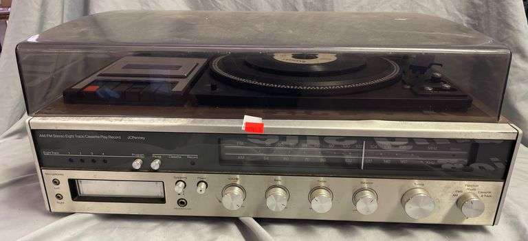 JCPenney Stereo Compact with Turntable, 8-Track and Cassette Player ...