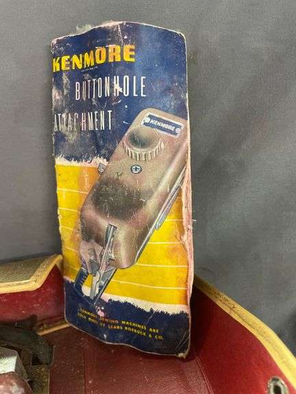 Kenmore Buttonhole Attachment Device with Accessories and Case ...