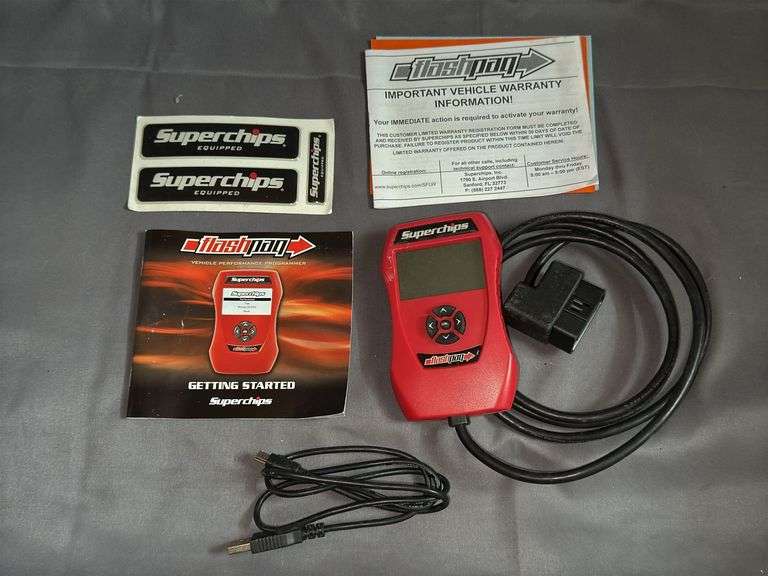 FlashPaq Superchips Vehicle Performance Programmer - Metzger Property Services, LLC