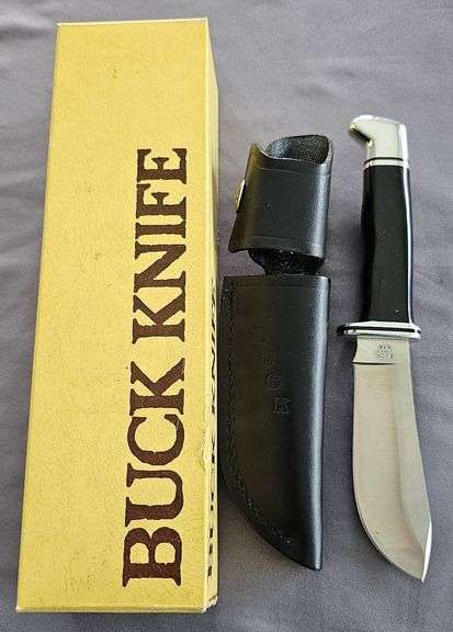 Buck Knives Model 103 Skinner with Sheath and Box, 4″ L - Metzger ...