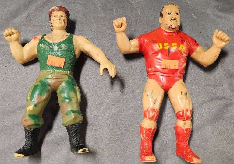 1980s Pair of 8-Inch Action Figures by LJN Ltd - Metzger Property ...