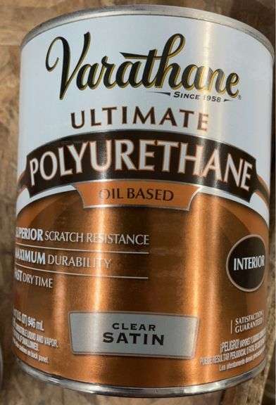 Varathane Ultimate Polyurethane Oil Based Clear Satin Stain - 32fl oz - Metzger Property ...