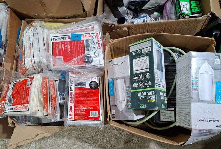 Vacuum Cleaner Bags and LED Light Bulbs by Sharp, Electrolux and Feit ...