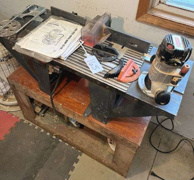 Craftsman router, Vermont American router and table, wood stand ...