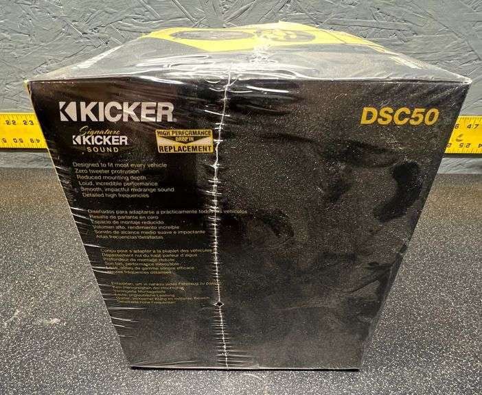 Kicker DSC50 speakers - Metzger Property Services, LLC