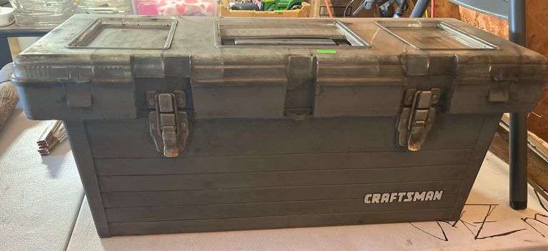 Craftsman Plastic Tool Box with Multiple Compartments - Metzger ...