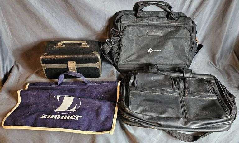 Zimmer-Branded Bags and Case Set with Multiple Storage Options ...