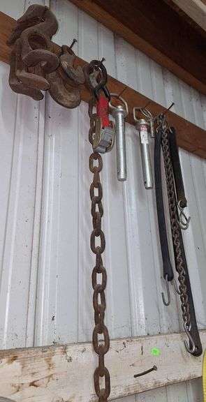 Chains, Straps, Hooks and Rigging Equipment Assortment - Metzger Property Services, LLC