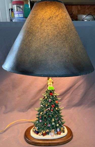 Christmas Tree Table Lamp with Decorations 23-Inch - Metzger Property ...
