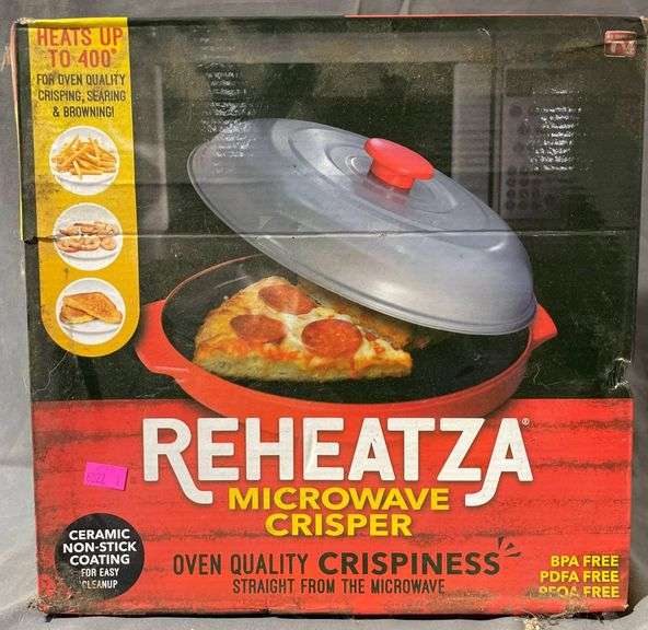 Reheatza Microwave Crisper with Ceramic Non-Stick Coating - Metzger ...