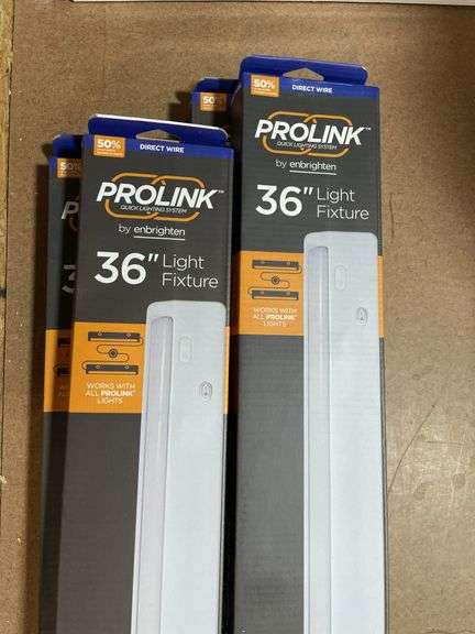 Prolink 36” Light Fixture Direct Wire 4-Count - Metzger Property Services, LLC
