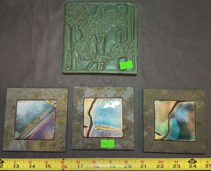 Foliage Art Tile and 3 Maris Taylor coasters - Metzger Property ...