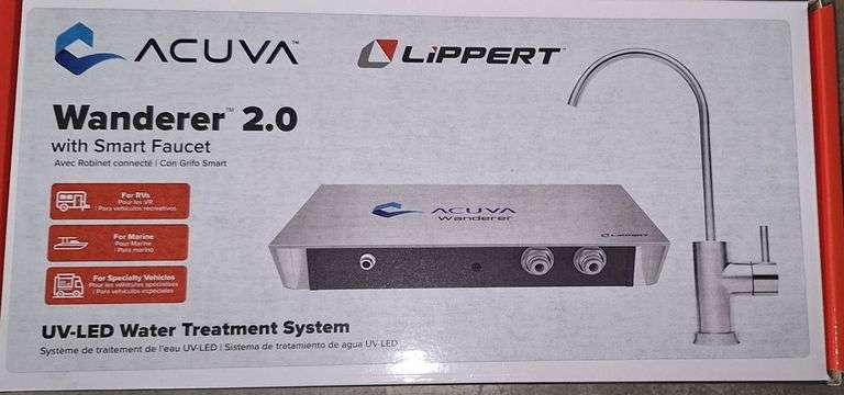 Acuva Wanderer 2.0 UV-LED Water Treatment System with Smart Faucet ...