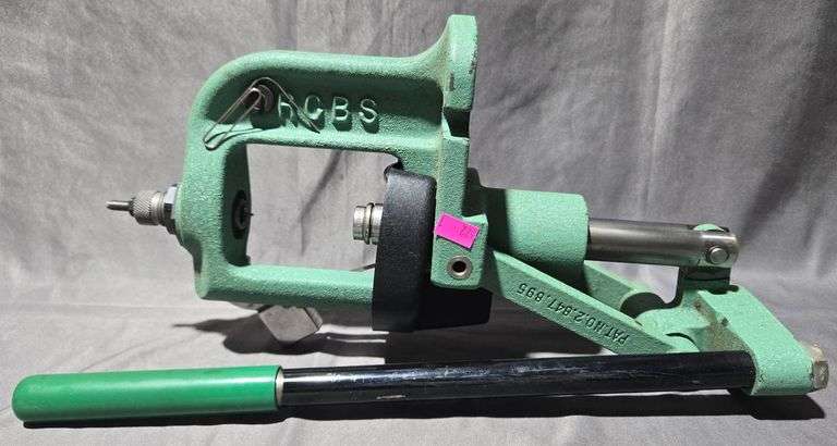 RCBS Rock Chucker Reloading Press with Green Handle - Metzger Property ...