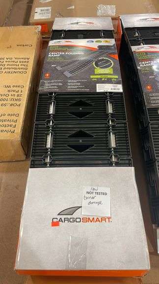 CargoSmart 12 in. W x 90 in. L 750 lb. Capacity LED Hybrid S-Curve ...
