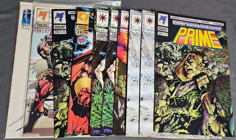 Comics Including April 1994, July 1993 & Aug 1993 Blood Shot $2.25, Oct ...