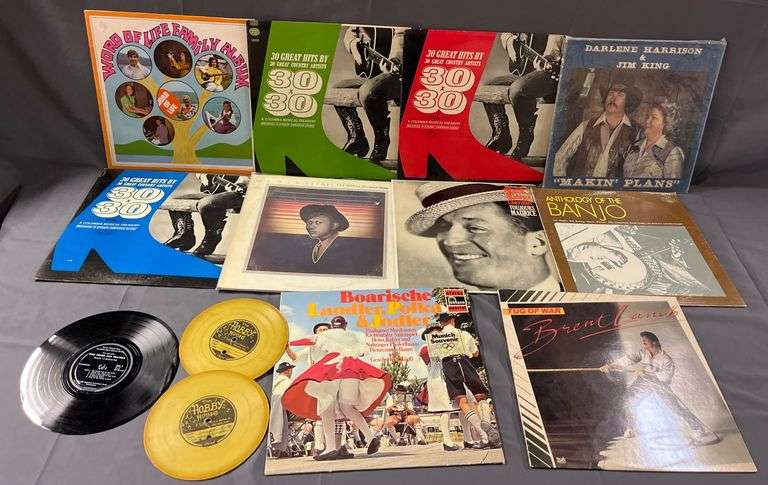 Vinyl Records Including Various Genres and Artists - Metzger Property ...
