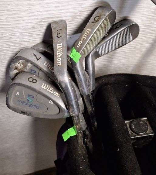 Wilson golf clubs and bag - Metzger Property Services, LLC