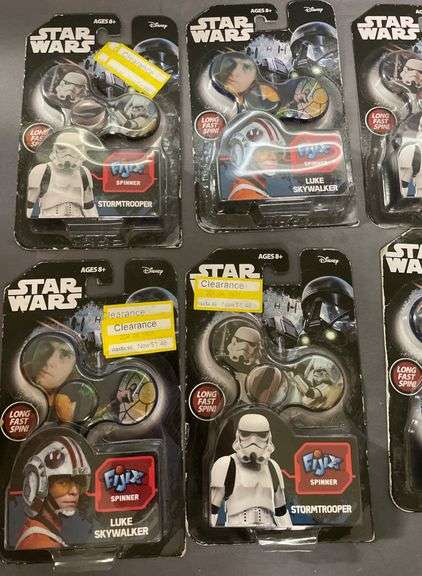 Star Wars Fidget Spinner Set Featuring Popular Characters - Metzger ...