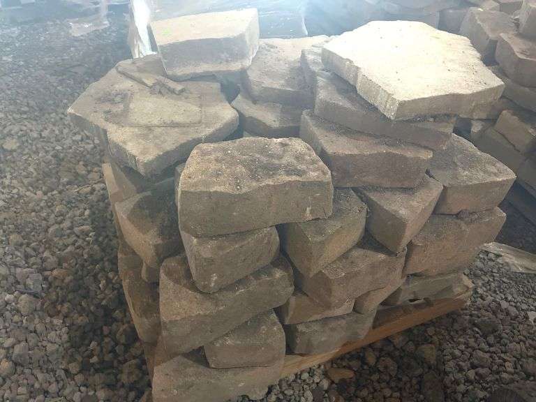 Pallet of Irregular Shaped Stone Pavers - Metzger Property Services, LLC