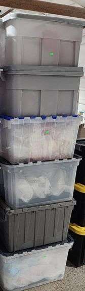 Six Storage Totes with Flip-Top and Latching Lid Designs - Metzger ...
