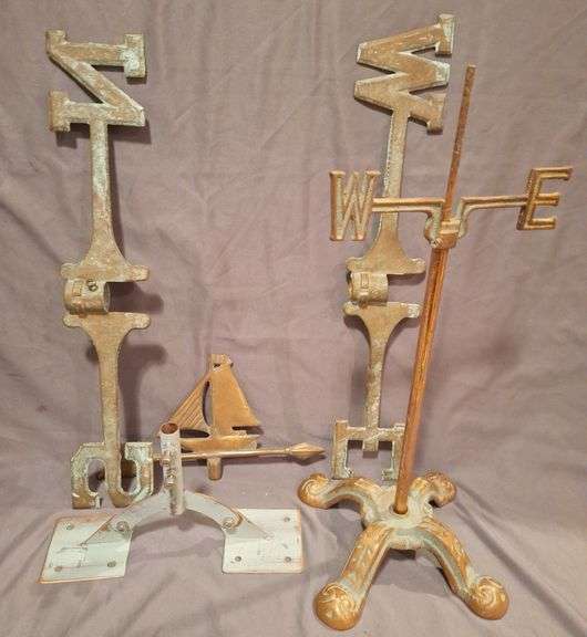 Copper Weathervane parts inc. Sailboat - Metzger Property Services, LLC