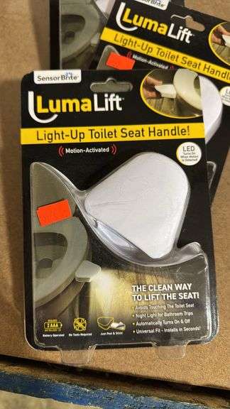 Sensor Brite 0.6-Watt Wireless LED Lighted Night Light Bulb Toilet Seat ...