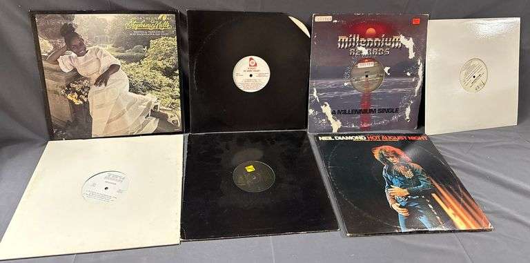 7 Vinyl Records Featuring Various Artists and Genres Including Neil ...