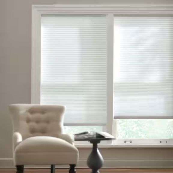 Snow Drift Cordless Light Filtering Cellular Shades for Windows - 72 in ...