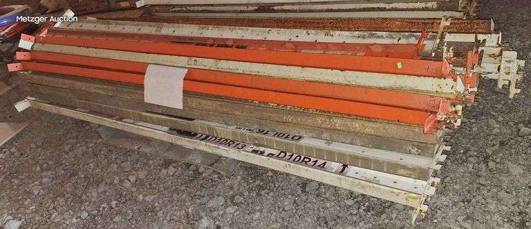 Pallet Racking Cross Bars, Approximately 30 Pieces, 9ft Each - Metzger ...