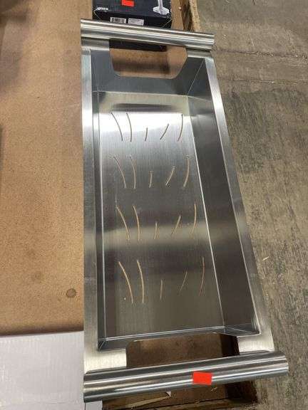 BOANN BNKCH20 Modern Kitchen Sink Colander Fits 17" Opening, Satin ...