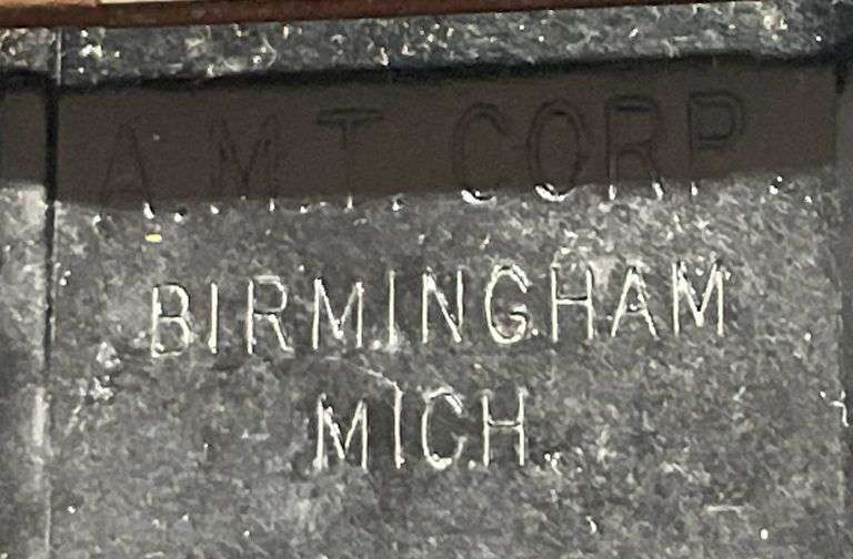 AMT Corp Model Cars in Blue and Light Blue, Birmingham Mich. - Metzger ...